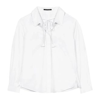 Luisa Cerano Hemdbluse mit Bindeband - - Blouses & Shirts - Damen - Wei&szlig; - L