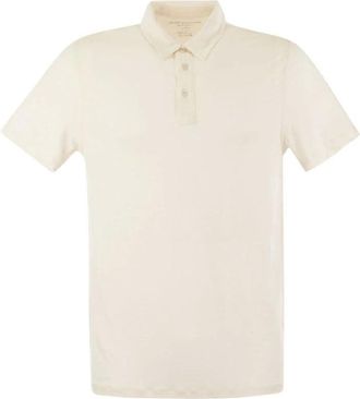 Majestic Filatures Homme, Tops, Beige, Taille: 2XL Polo Classique &agrave; Manches Courtes