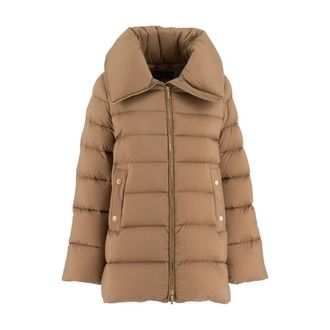 Moorer Moderne A-Linie Daunenjacke - - Jackets - Damen - Braun - M