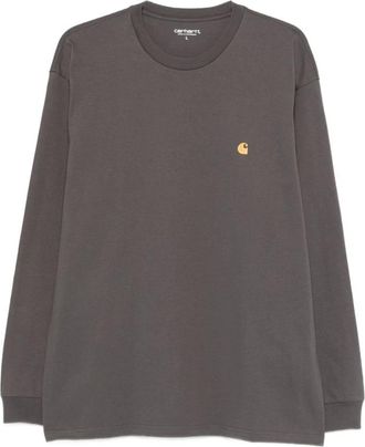 Carhartt Work in Progress Homme, Tops, Gris, Taille: M Cotton SweaT-shirt