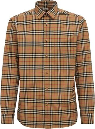 Burberry Homme, Chemises, Brun, Taille: L Blouses & Chemises