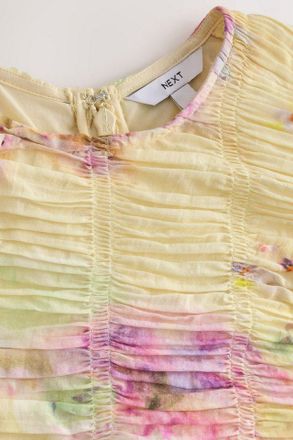 Next Maxikleid Festliches, &auml;rmelloses Maxikleid mit Smokdetail (1-tlg)