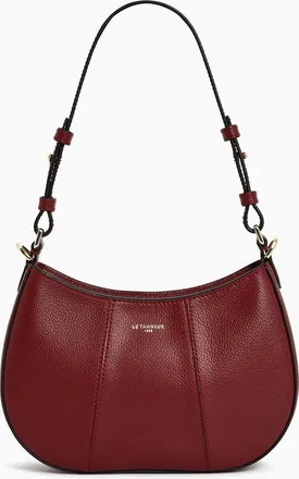 Le Tanneur Petit sac demi-lune Juliette en cuir grainé