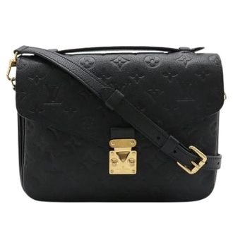 Louis Vuitton Pre-owned Monogram Empreinte Pochette Metis MM Handtasche - - Pre-owned - Damen - Schwarzk - ONE SIZE