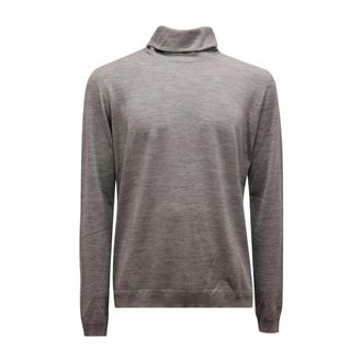 Goes Botanical Dolcevita Tubolare Pullover - - Knitwear - Herren - Grau - XL