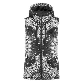 Plein Sport Femme, Vestes, Noir, Taille: 38 FR Short Vest Optical Flower