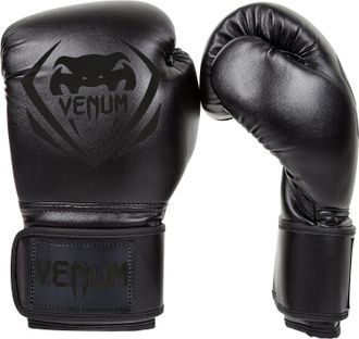 Venum Contender, Uni Contender, Schwarz / Matte Schwarz, 16 oz
