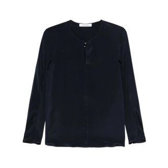 Max Mara Damen, Blusen & Hemden, Blau, 2XSGr&ouml;&szlig;e