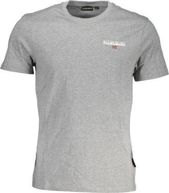 Napapijri Baumwoll-T-Shirt - - Tops - Herren - Grau - XL