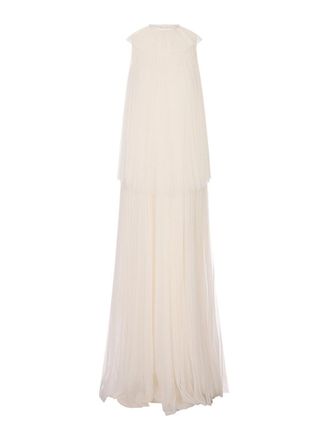 Fabiana Filippi Abendkleid - Wei&szlig;