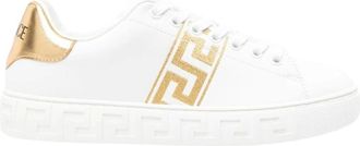 Versace Femme, Chaussures, Blanc, Taille: 40 EU Versace Baskets White