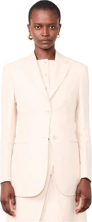 Officine G&eacute;n&eacute;rale Femme, Vestes, Beige, Taille: 42 FR Blazer crois&eacute;