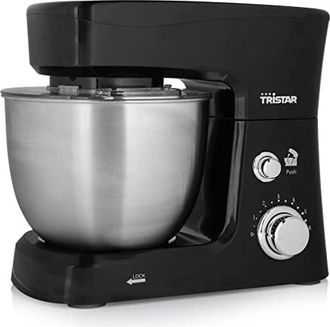 Tristar MX-4830 Küchenmaschine - 3,5 l Fassungsvermögen, 3 Zubehörteile, Schwarz