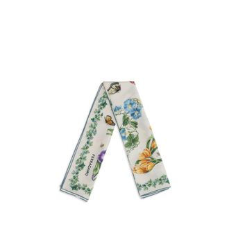 Ferragamo Womens Multicolor Silk Scarf
