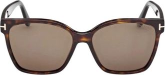 Tom Ford unisex, Accessoires, Brun, Taille: 56 MM Iris-02 Lunettes de soleil