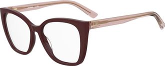 Moschino Femme, Accessoires, Brun, Taille: 55 MM Mol670 Optical Frame