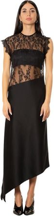 Simona Corsellini Robe en dentelle - Femme - Robes - Noir - Taille: 36 FR