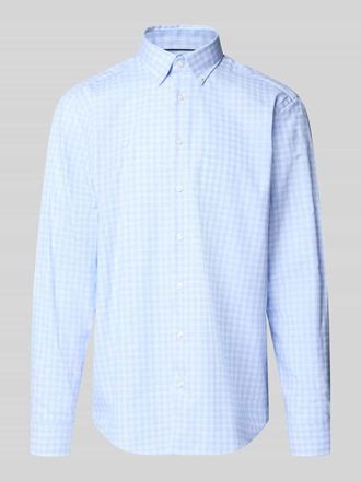 Christian Berg Regular Fit Businesshemd mit Button-Down-Kragen