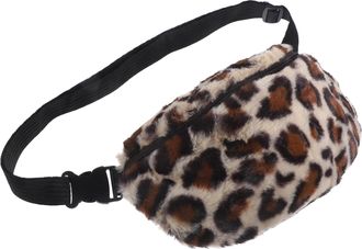 Holibanna Leopard Muster Hüfttasche Gürteltasche Zipper Brusttasche Verstellbarer Gurt Damen Schultertasche Crossbody Reisetasche Alltagstasche Freizeittasche