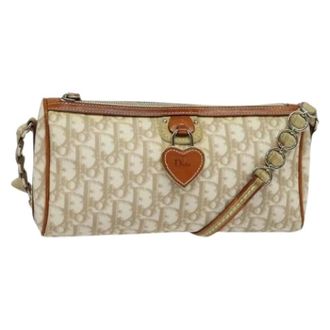 Dior Sac bandouli&egrave;re en cuir Pre-owned - Femme - Pre-owned - Beige - Taille: ONE Size