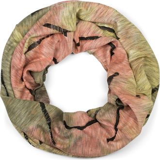 styleBREAKER Schlauchschal Loop Schal Destroyed Batik Farbverlauf