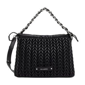 Karl Lagerfeld K/Weave Tote Bag - - Bags - Damen - Schwarzk - ONE SIZE