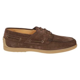 Tod's Homme, Chaussures, Brun, Taille: 40 1/2 EU Chaussure bateau en daim