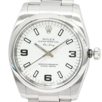 Rolex Pre-owned Air-King Edelstahl Uhr - - Pre-owned - Herren - Wei&szlig; - ONE SIZE