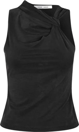 Sams&oslash;e & Sams&oslash;e Femme, Tops, Noir, Taille: 42 FR Sasusy Top