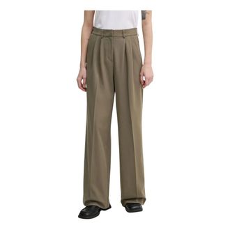 2nd Day Mille Wide Hosen - - Trousers - Damen - Braun - M