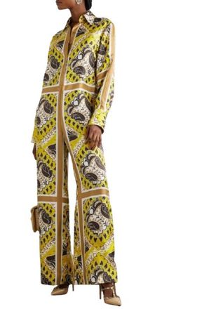 Valentino Garavani Valentino Silk Twill Bandana Jumpsuit Size S