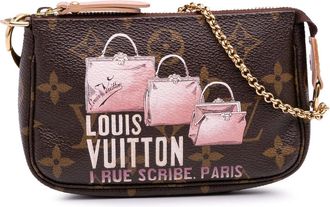 Louis Vuitton Crossbody Bags - Monogram Affiche Mini Pochette Accessoires - Gr. unisize - in Braun - für Damen