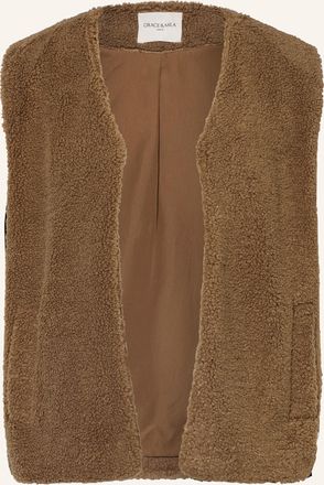 Grace & Mila Grace & Mila Teddyfell-Weste Avery beige