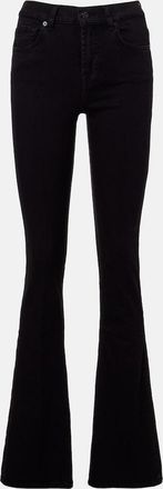 7 For All Mankind Jean bootcut &agrave; taille mi-haute