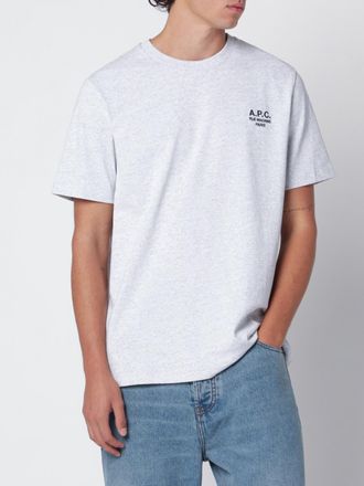 A.P.C. A. P.C. T-shirt en coton &agrave; manches courtes avec logo imprim&eacute; contrastant