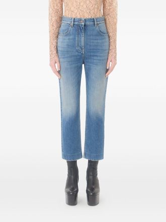 Valentino Cotton Denim Jeans - blue