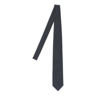 Brioni Micro-geometrische Jacquard-Seidenkrawatte - - Accessories - Herren - Blau - ONE SIZE