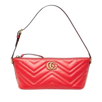 Gucci Sac bandouli&egrave;re vintage Pre-owned - Femme - Pre-owned - Rouge - Taille: ONE Size