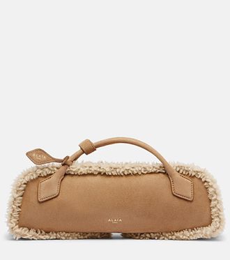 Alaia Alaïa Clutch Le Teckel aus Veloursleder