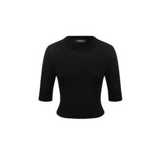 Dsquared2 Damen, Strickwaren, Schwarzk, XSGr&ouml;&szlig;e