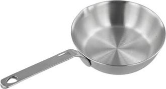 Generic Petite po&ecirc;le en acier inoxydable pour cuire des oeufs et des sauces, avec bec verseur pratique (M)