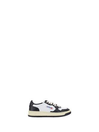 Autry Mens Sneakers Low 01 White-Black Trainers White/black