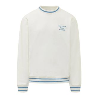 Dr&ocirc;le de Monsieur Rundhals-Sweatshirt - - Sweatshirts & Hoodies - Herren - Wei&szlig; - S