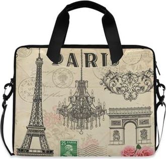 Alaza Sac pour ordinateur portable de 40,6 &agrave; 15,6 - Motif jardin dabeille vintage - Pour homme et femme - Pour &eacute;tudiant - Travail - Sac fourre-tout de voyag