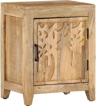 vidaXL Table de chevet 40x30x50 cm Bois de manguier massif Vidaxl
