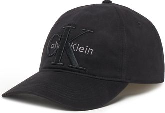 Calvin Klein Cap Calvin Klein Large Monologo LV04D5039G Schwarz