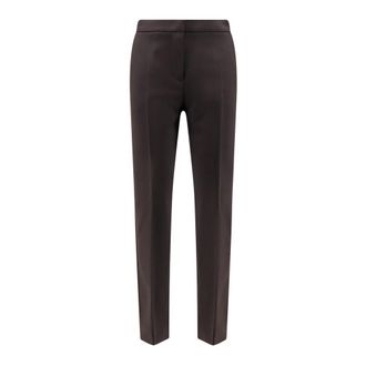 Max Mara Mxmacino Logo-Plaque Hose - - Trousers - Damen - Braun - XS