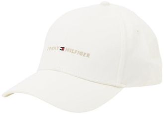 Tommy Hilfiger Casquette Homme Foundation Panel en Coton, Blanc (Ivory Silk), Taille Unique