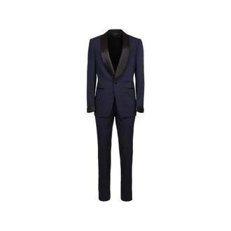 Tom Ford Tom Ford Kleider Nachtblau - - Suits - Herren - Blau - 3XL