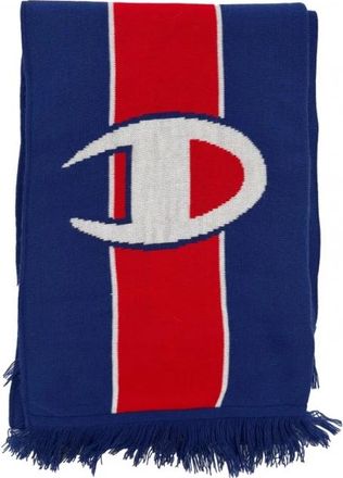 Champion Gestrickter Schal aus Acryl - - Accessories - unisex - Blau - ONE SIZE